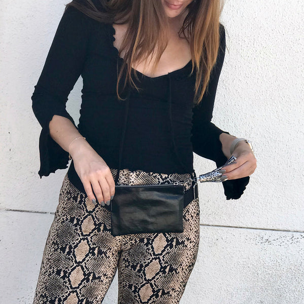 Fanny Pack Sustainably Handcrafted Washable Paper Bags – Urbana Sacs